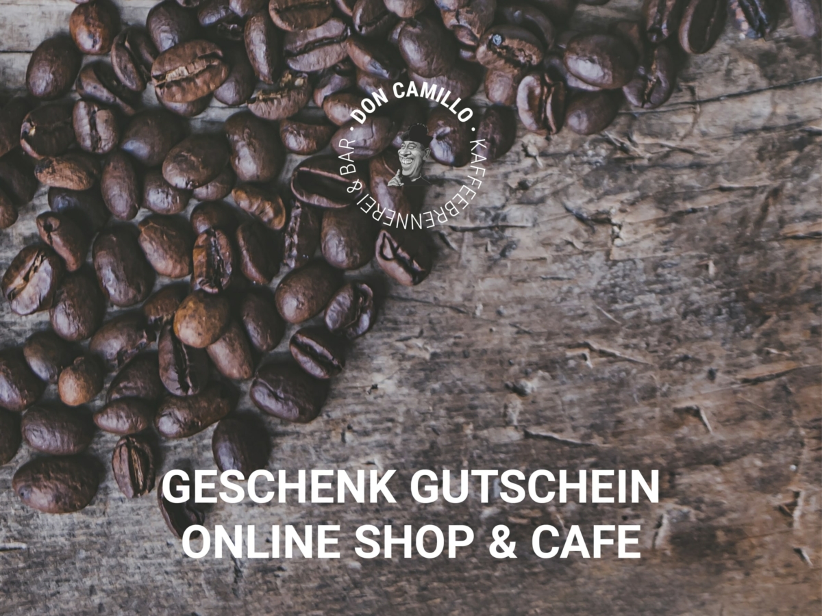 Geschenk Gutschein Cafe & Online Shop — Don Camillo